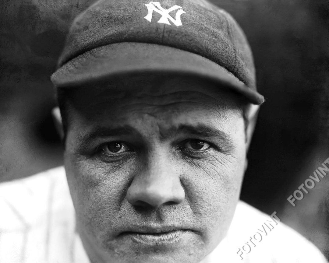 BABE RUTH Photo Picture 1927 New York YANKEES Vintage Baseball Charles ...