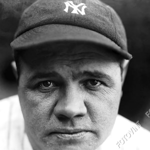 BABE RUTH Photo Picture 1927 New York YANKEES Vintage Baseball Charles ...