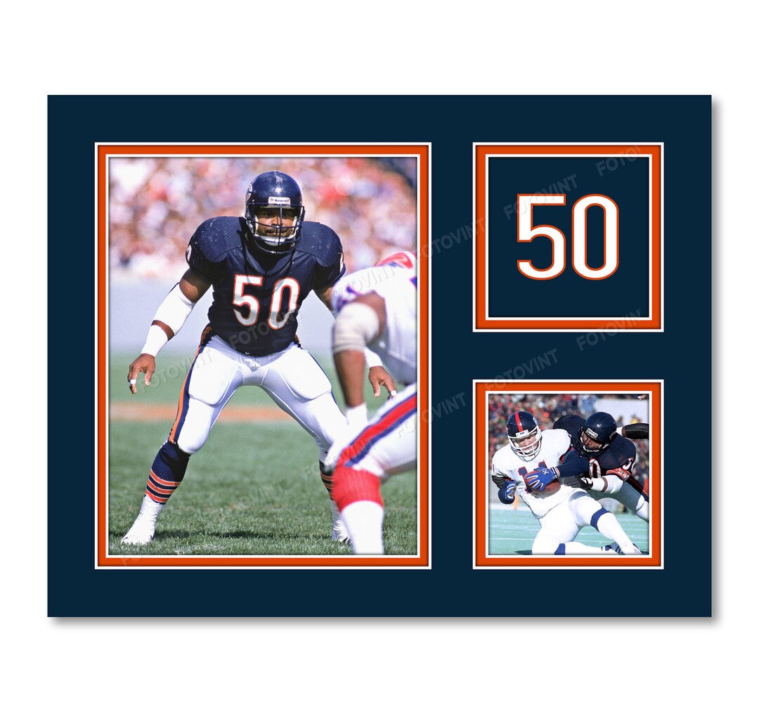 MIKE SINGLETARY Collage Photo Picture CHICAGO Bears Football Poster ...