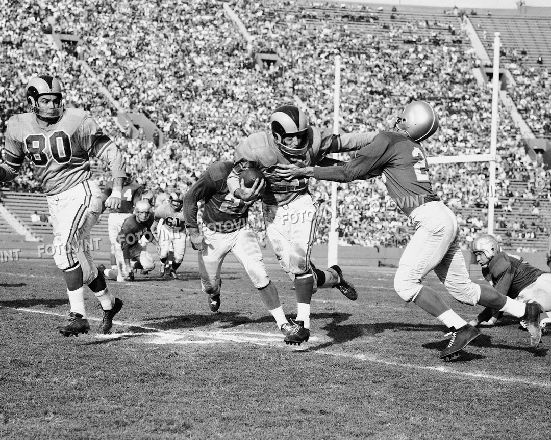 SKEETS QUINLAN Photo Picture Los Angeles RAMS 1950s Vintage Football ...