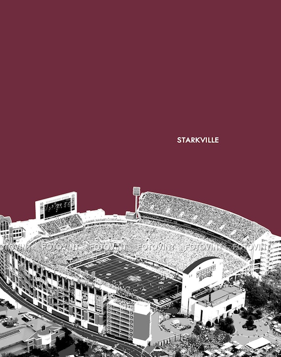 Wall Decor 11x17 16x20 11x14 MISSISSIPPI STATE Bulldogs Football Photo ...