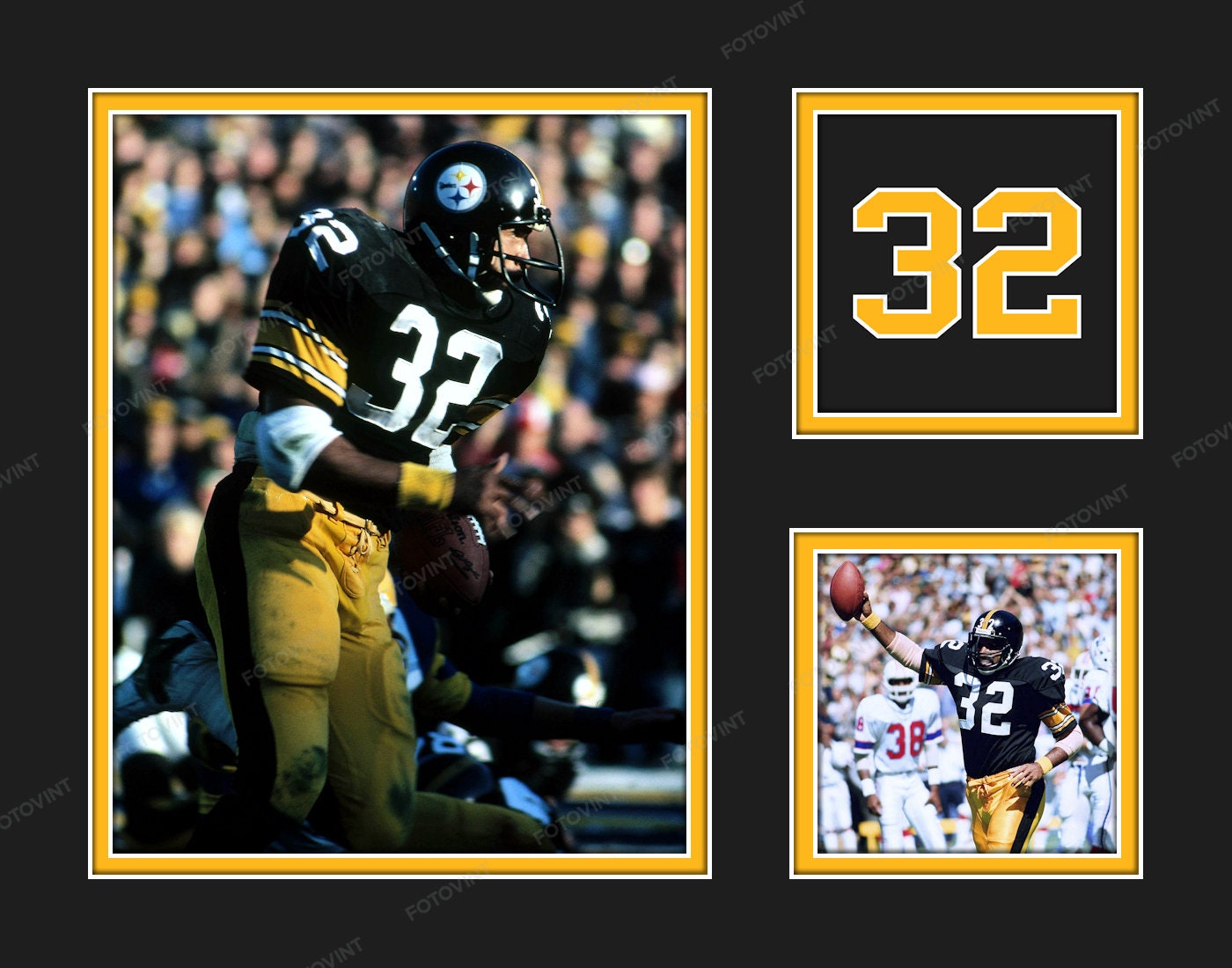 Franco Harris Pittsburgh Steelers HOF SignedAutographed 8x10 Photo ...