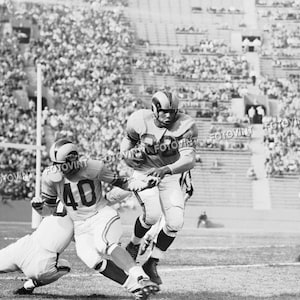 DAN TOWLER Photo Picture Los Angeles RAMS 1950s Vintage Football ...