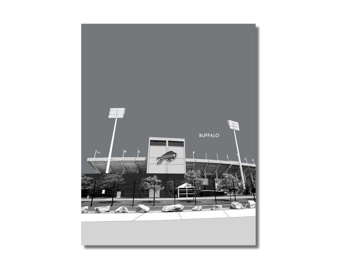 BUFFALO BILLS Highmark Stadium Photo Picture Football Skyline Poster ...
