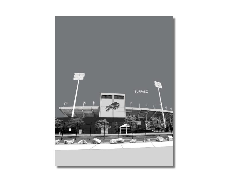 BUFFALO BILLS Highmark Stadium Photo Picture Football Skyline Poster ...