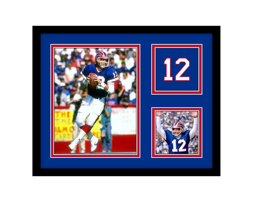 Framed JIM KELLY Collage Photo Picture BUFFALO Bills Football Poster ...