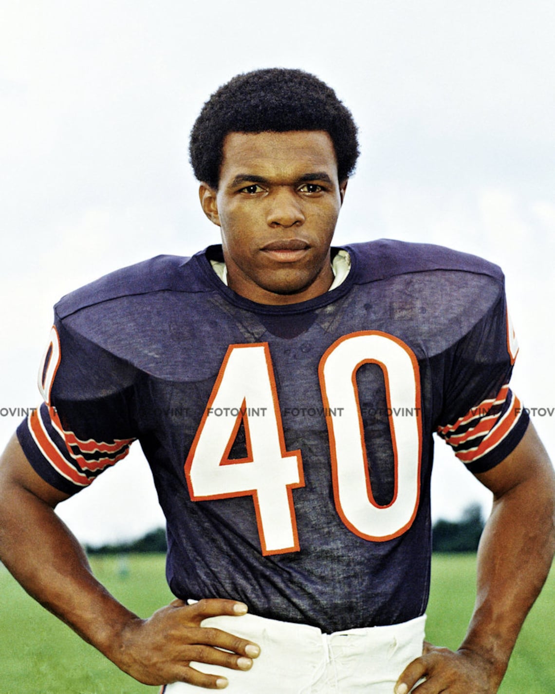 GALE SAYERS Photo Picture CHICAGO Bears Vintage Football | Etsy