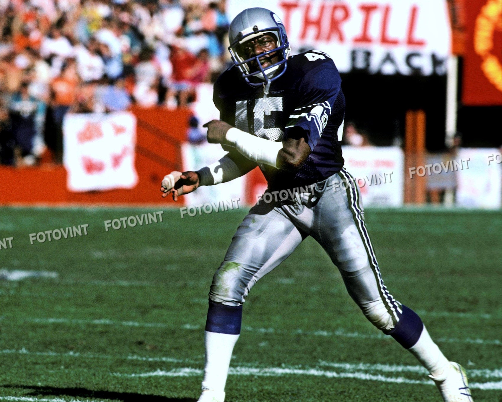 KENNY EASLEY Photo Picture SEATTLE Seahawks Football Photograph Print ...