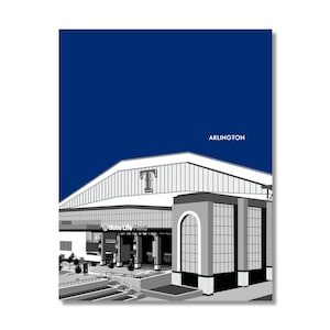 Texas Rangers GLOBE LIFE FIELD Photo Picture Arlington Baseball Stadium ...