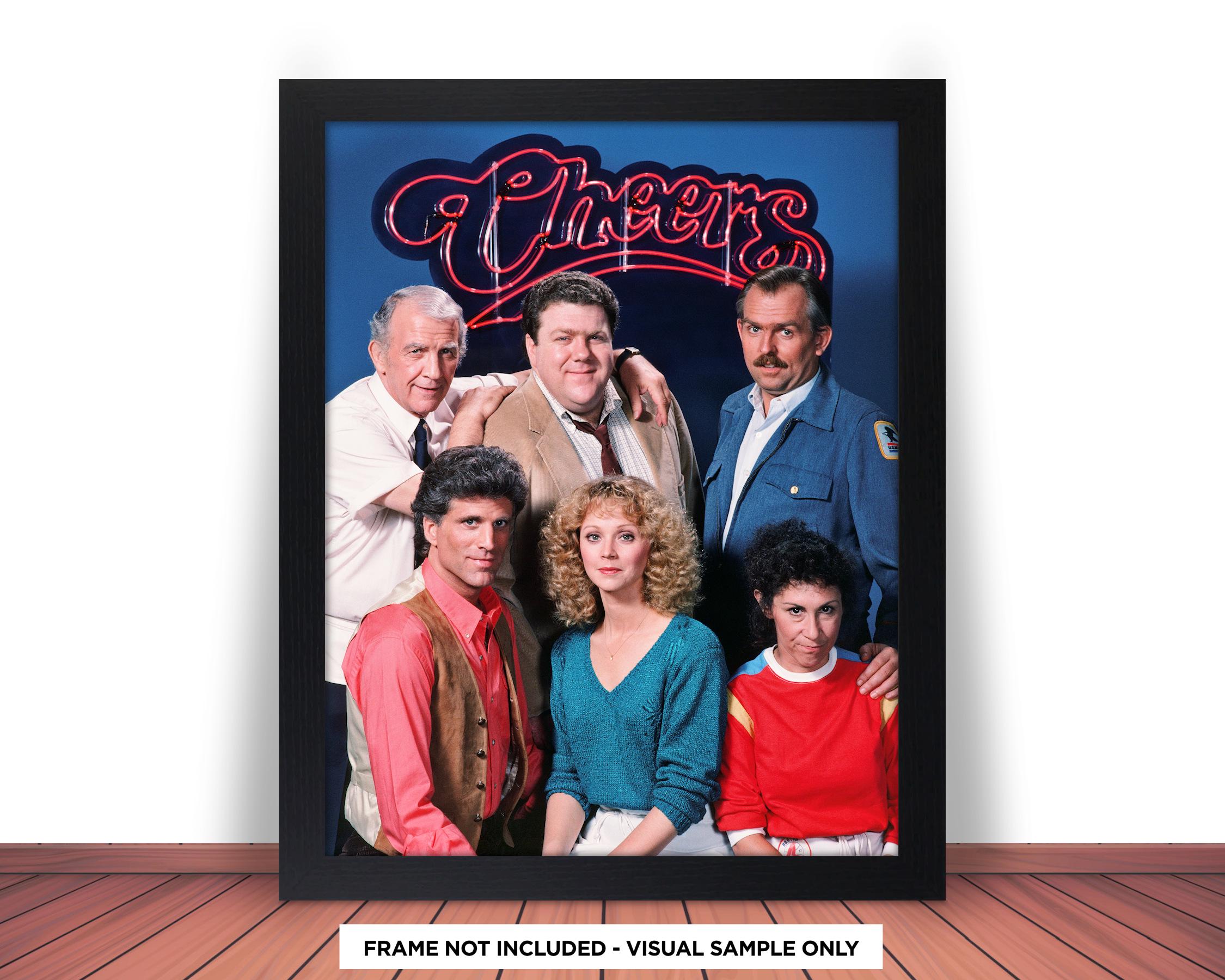 CHEERS Cast Photo Picture Sam, Diane, Carla, Coach, Norm & Cliff TV ...