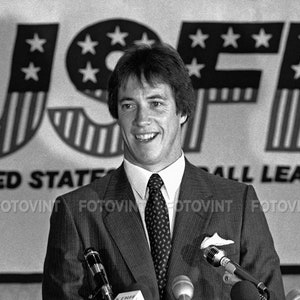 JIM KELLY USFL Photo Picture Houston Gamblers Football Photograph Print ...