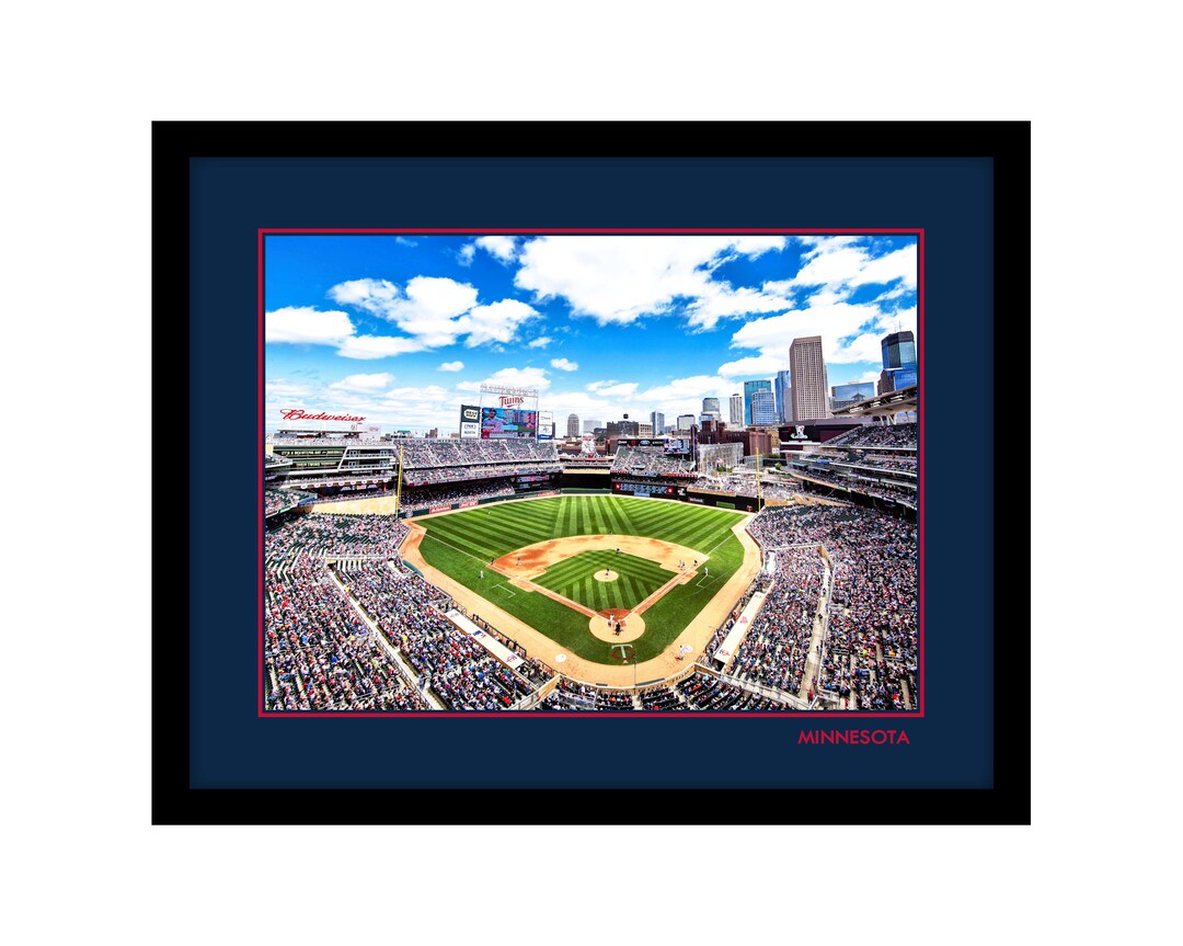 TARGET FIELD Framed Stadium Photo Picture MINNESOTA Twins Baseball ...