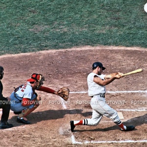 CARL Yaz YASTRZEMSKI Photo Picture 1967 World Series BOSTON Red Sox at ...
