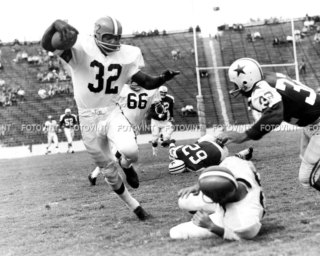 JIM BROWN Photo Picture CLEVELAND Browns Football Vintage Photograph ...