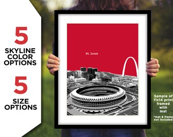 Busch Stadium Print | Etsy