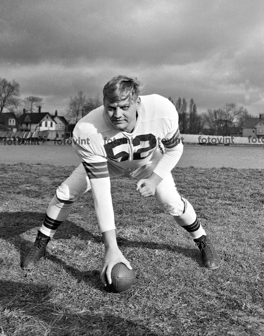 Frank Gatski 1953 CLEVELAND BROWNS Photo Picture FOOTBALL Vintage ...