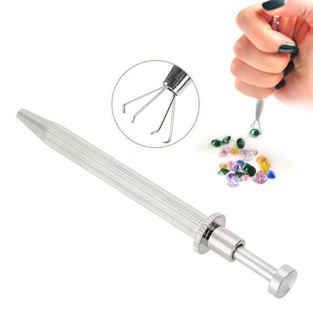 Retractable Stainless Steel Claw Tweezers, 4 Prongs, Easily Pickup ...