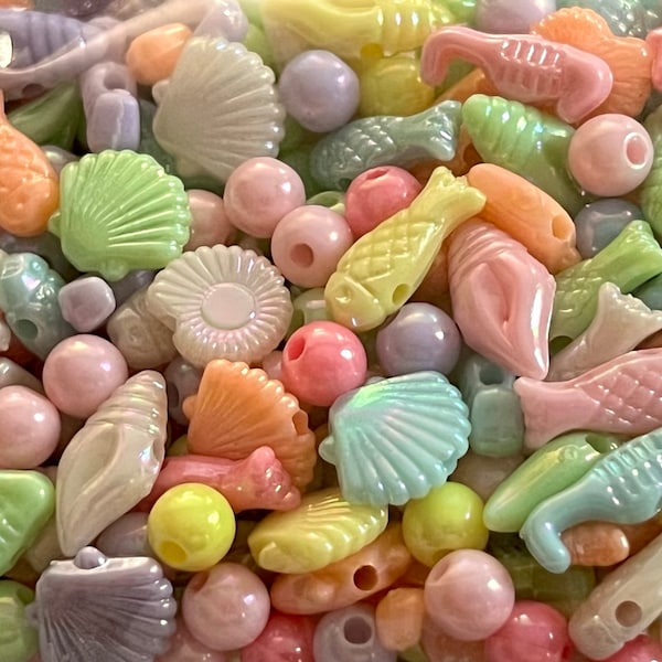 Ocean Themed Beads - Etsy