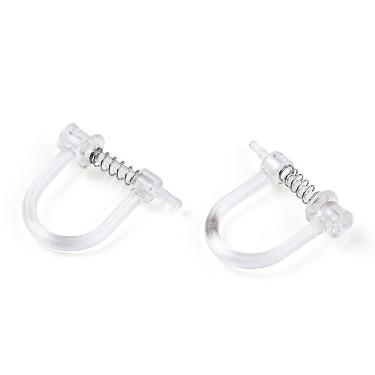 5, 10, 15 Pairs Plastic Earring Converters, Hypoallergenic, Change ...