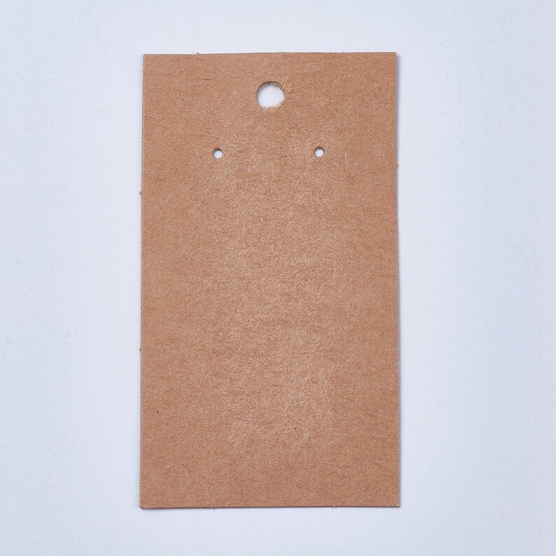 100 Kraft Product Display Cards White or Brown 9x5cm Price - Etsy
