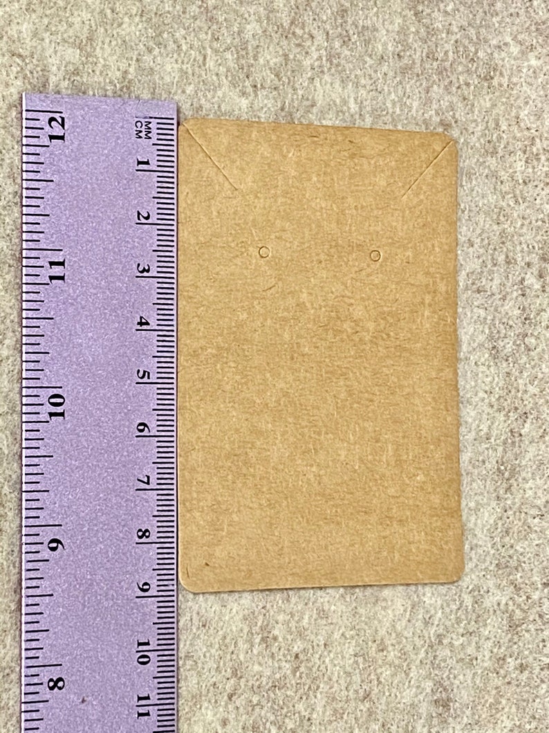 100 Kraft Product Display Cards White Brown Black - Etsy