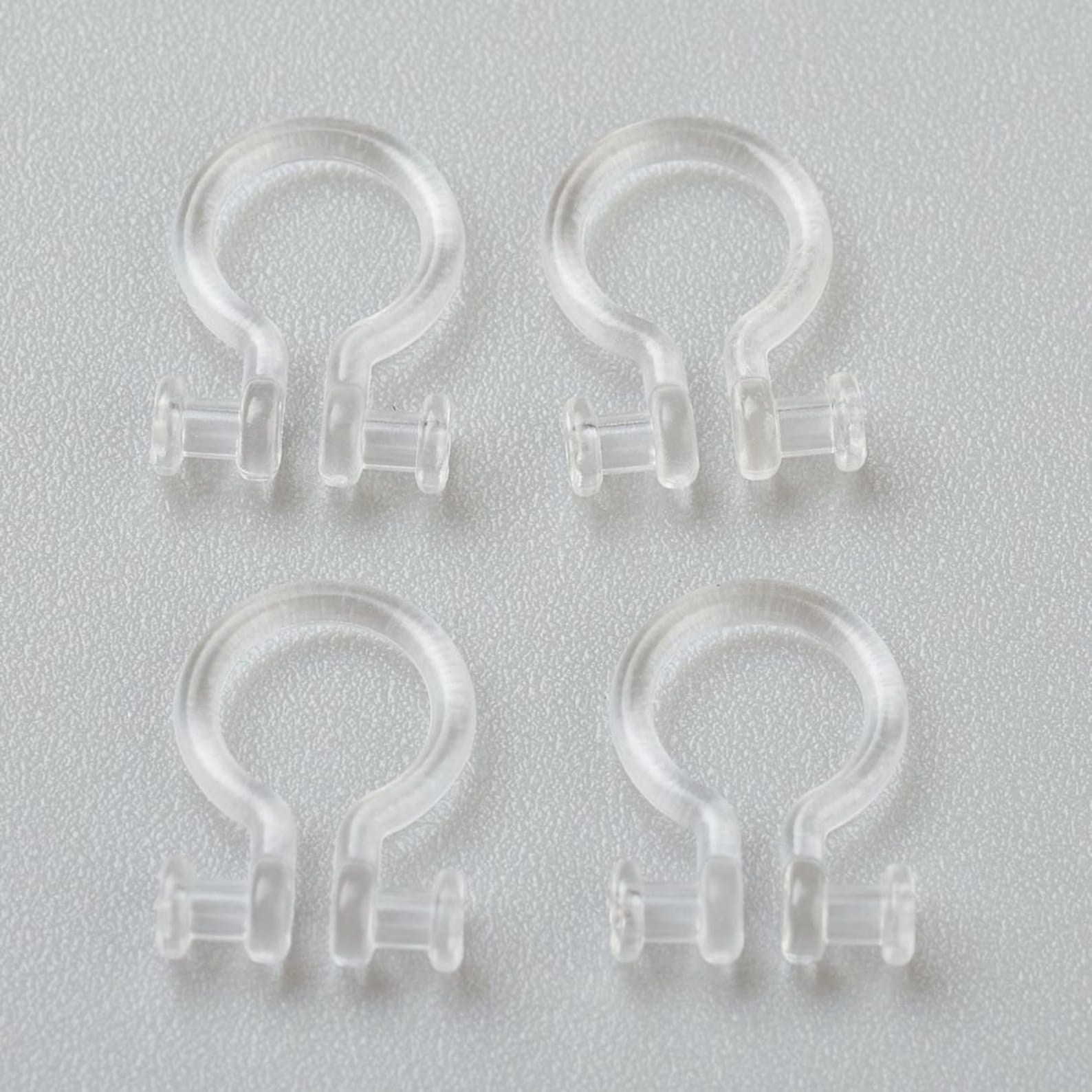 5, 10, 15 Pairs Plastic Earring Converters, Hypoallergenic, Change ...