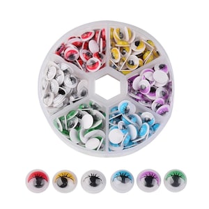 Bulk Wiggle Googly Eyes, Various Sizes, 300-1000plus Pieces, Colorful ...