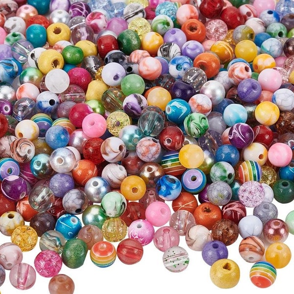 Acrylic Beads - Etsy