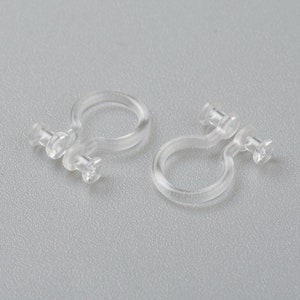 5, 10, 15 Pairs Plastic Earring Converters, Hypoallergenic, Change ...