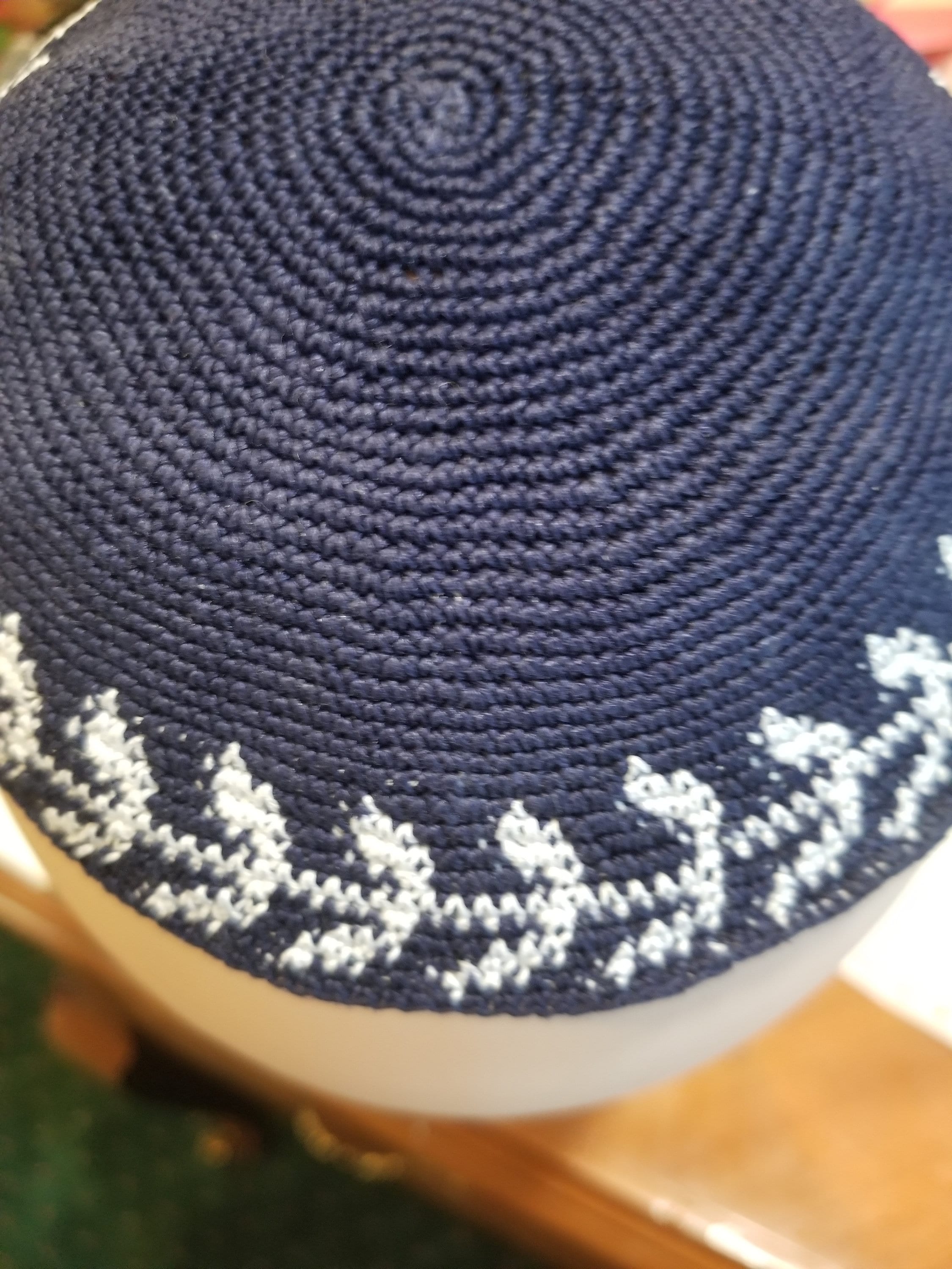 Kippaco Hand Knitted Yarmulke Knitted Kippah Hat 15.2 Cm/6 - Etsy