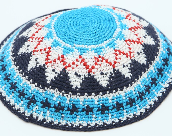 Kippaco Hand Knitted Yarmulke Knitted Kippah Hat 13 Cm/5.10 - Etsy