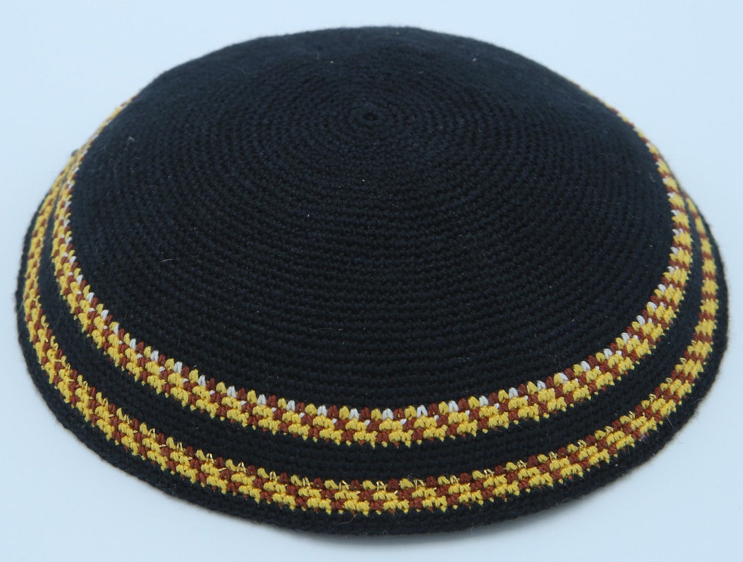 Kippaco Hand Knitted Yarmulke, Knitted Kippah Hat 16.5 Cm/6.5 Inc 062 ...