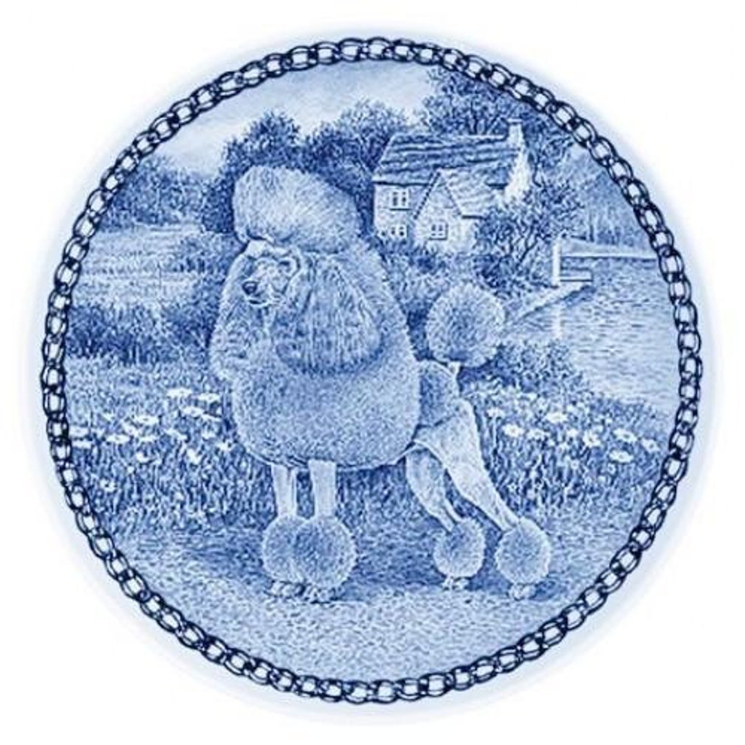 Standard Poodle - Dog Plate Made in Denmark From the Finest European ...