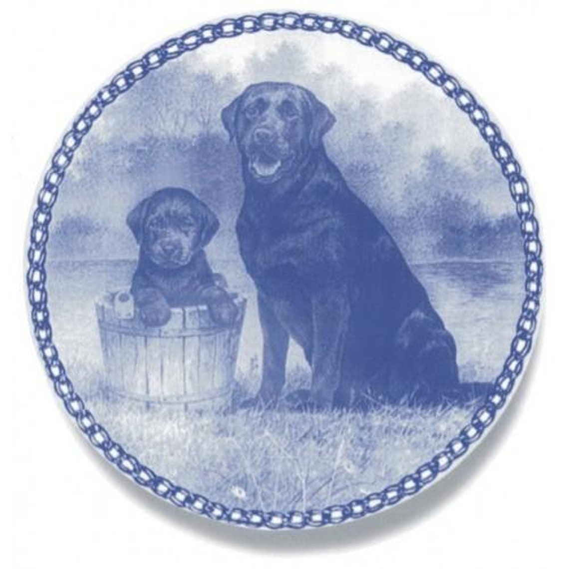 Labrador Retriever Dog Plate Made in Denmark From the Finest European ...