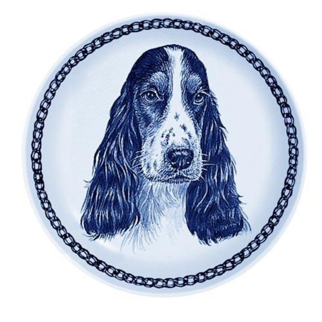 Cocker Spaniel - English - Dog Plate Made in Denmark From the Finest ...