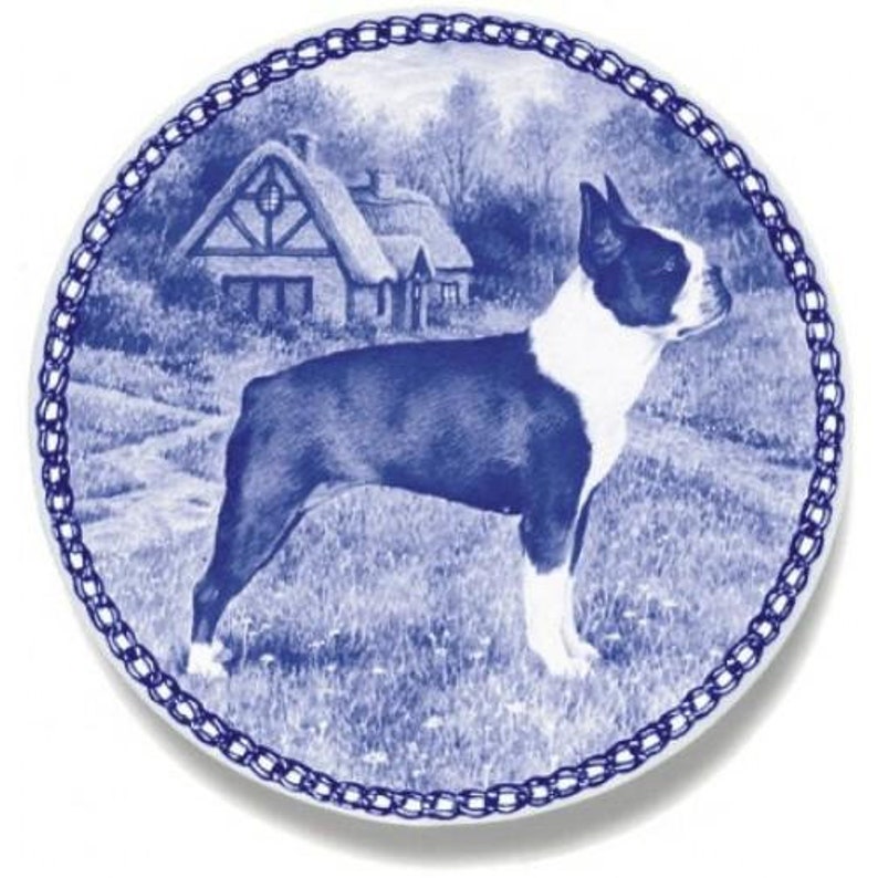 Boston Terrier - Dog Plate Made in Denmark From the Finest European ...