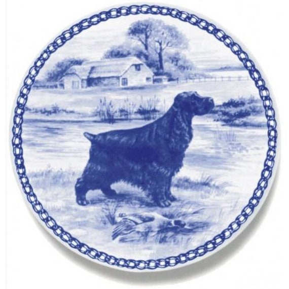 Cocker Spaniel English Dog Plate Made in Denmark From the | Etsy