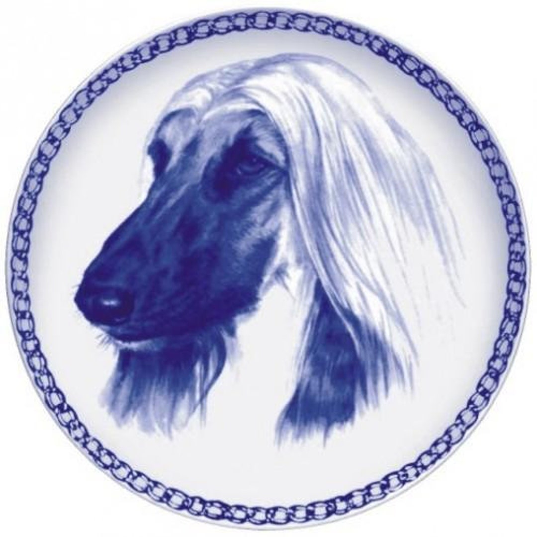 Afghan Hound - Dog Plate Made in Denmark From the Finest European ...