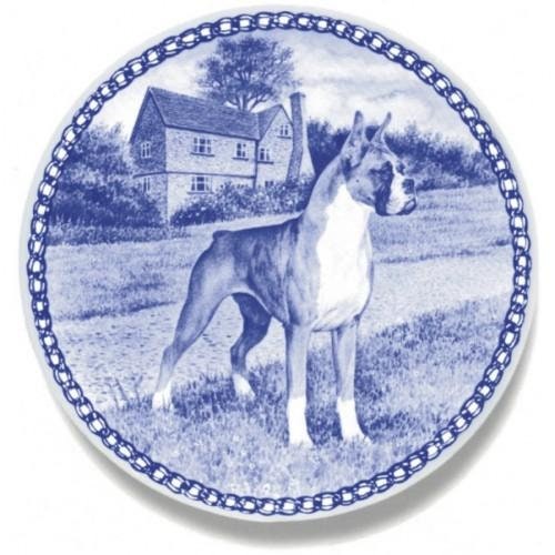 Boxer - Dog Plate Made in Denmark From the Finest European Porcelain - Etsy