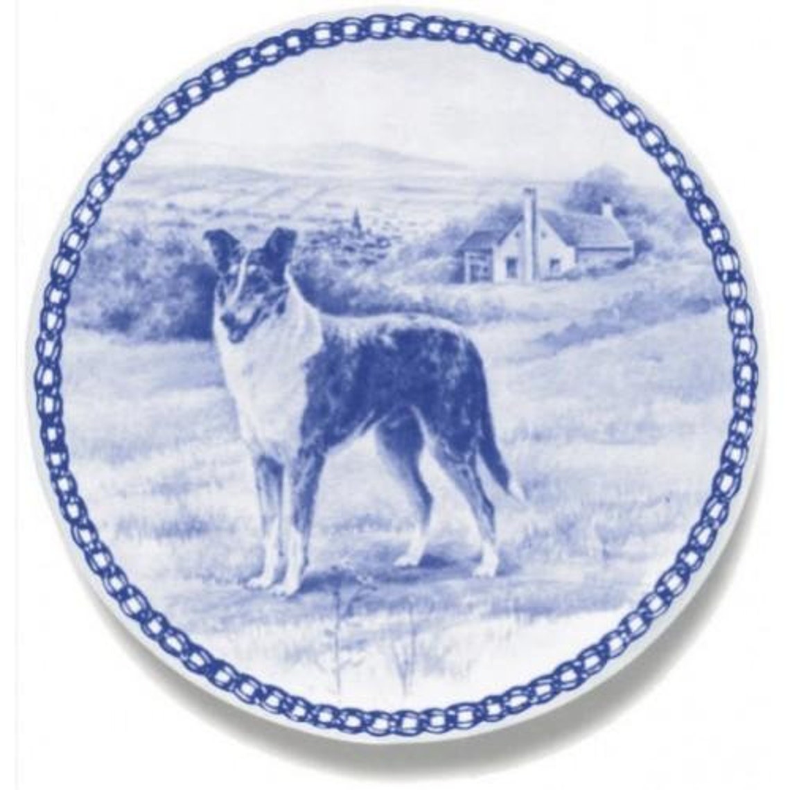 Collie - Smooth Blue Merle - Dog Plate Made in Denmark From the Finest ...
