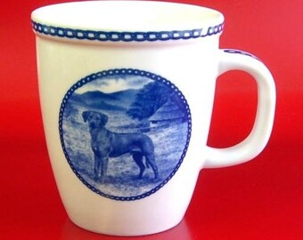 Rhodesian Ridgeback Porcelain Mug Made in Denmark | Etsy