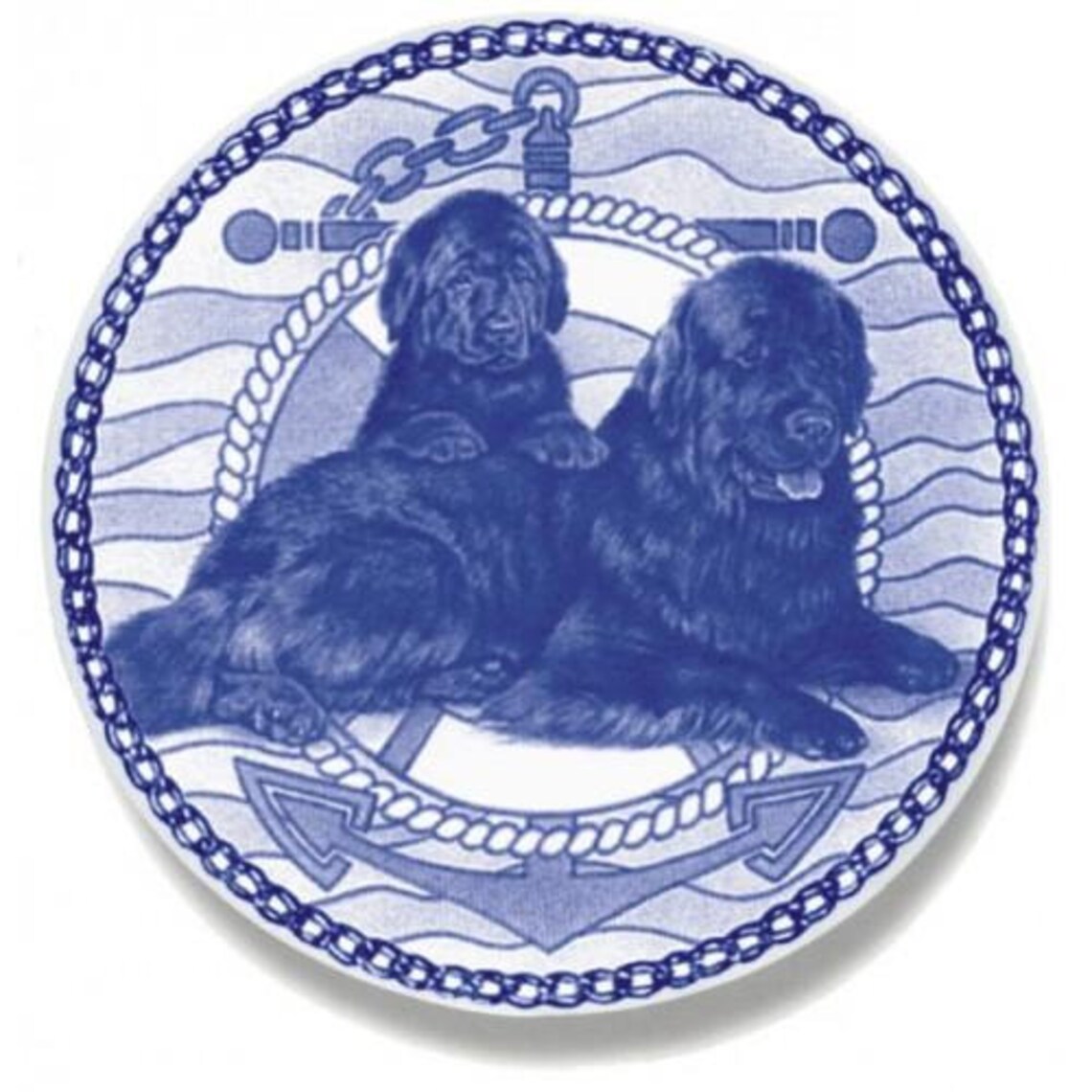 Newfoundland Dog Plate Made in Denmark From the Finest - Etsy