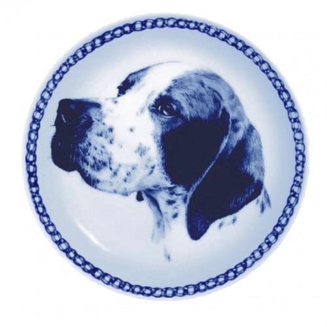 Pointer - Dog Plate Made in Denmark From the Finest European Porcelain ...