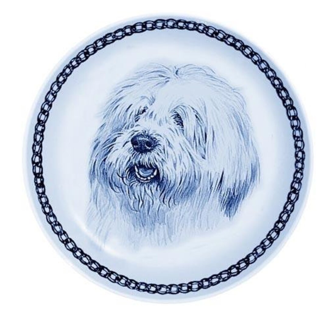 Old English Sheepdog - Dog Plate Made in Denmark From the Finest ...