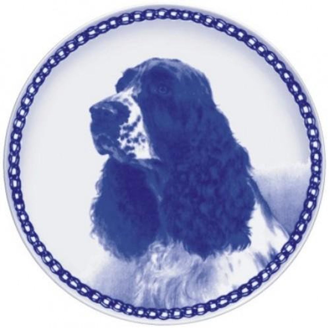 Cocker Spaniel - English - Dog Plate Made in Denmark From the Finest ...
