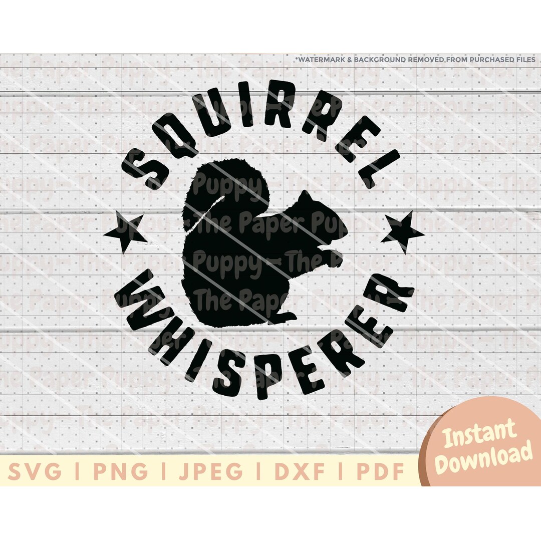 Squirrel Hunting SVG - PNG, PDF, Dxf, Cut File for Cutters & More ...