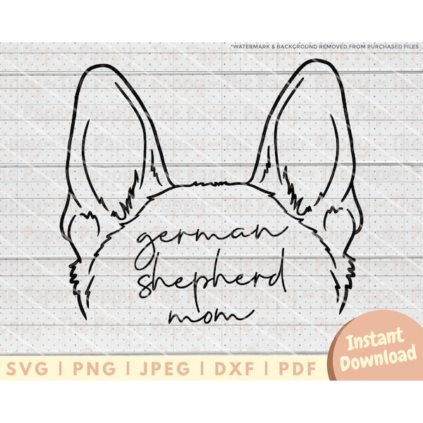 German Shepherd Svg - Etsy