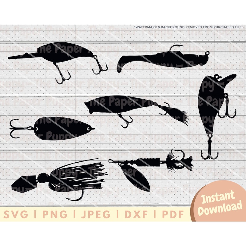 Fishing Lure Svg - Etsy