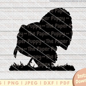 Strutting Turkey SVG File - PNG, PDF, Dxf Cut File for Cutters and More ...