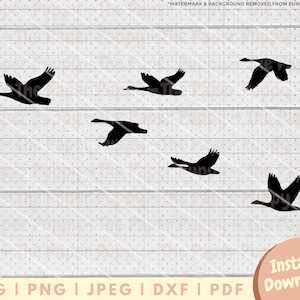 Flying Geese SVG File - PNG, PDF, Dxf, Cut File for Cutters and More ...